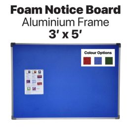 Foam Notice Board 3ft x 5ft | Pacific Wise