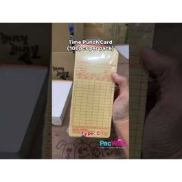 Time Punch Card
