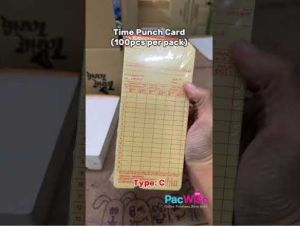 Time Punch Card