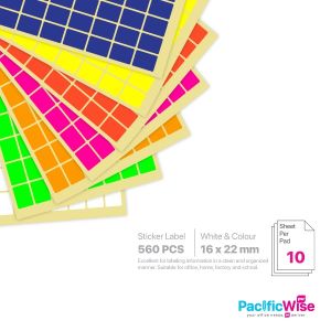 Rectangle Sticker Label/Label Pelekat Segi Empat/Sticker Label/16mm x ...
