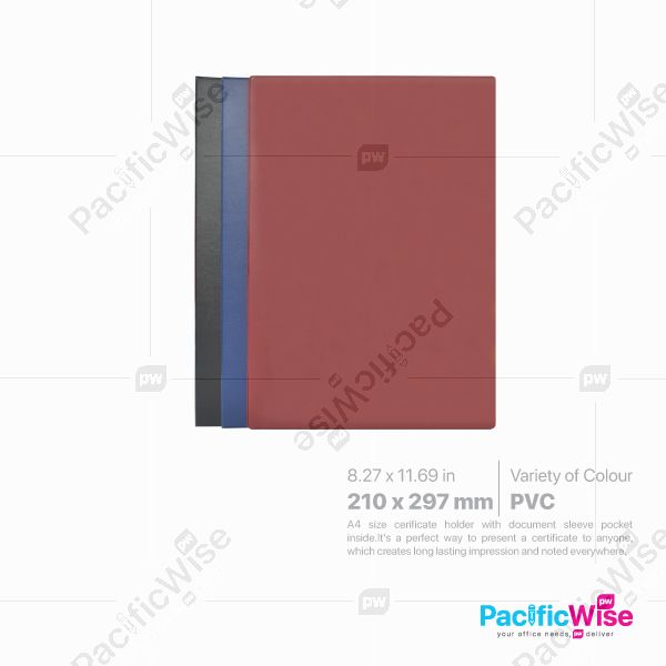 Certificate Holder PVC