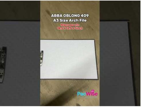 Arch File A3 Size/ABBA/Oblong 409/Fail Arch/Ring File/File Filing/Lever ...
