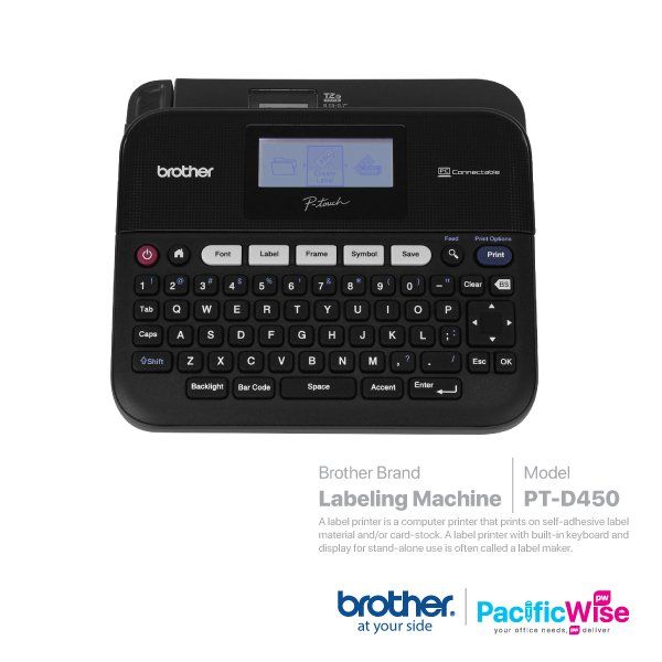 Brother Labeling Machine (PT-D450) | Buy Labeling Printer / Tape Online ...