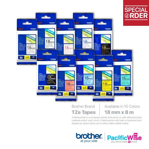 Brother TZe Tapes 18mm | Buy Office Automation - Office Machine ...