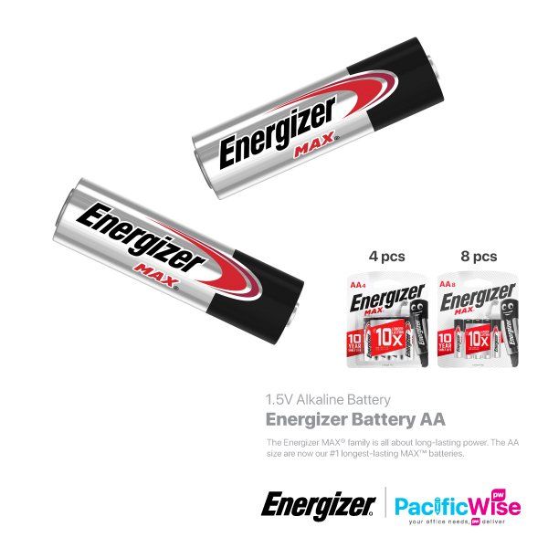 Energizer Battery AA | Buy Battery Online | Pacific Wise