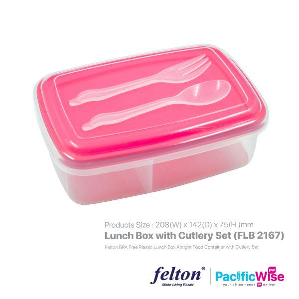 Felton Lunch Box with Cutlery Set (FLB 2167) | Buy Food Container ...