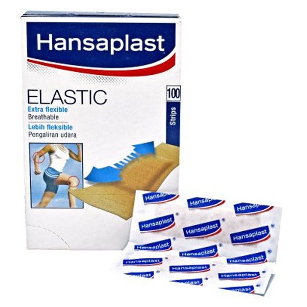 Hansaplast/Elastic Plaster/Paster Elastik/Health & Beauty-100 Strips ...