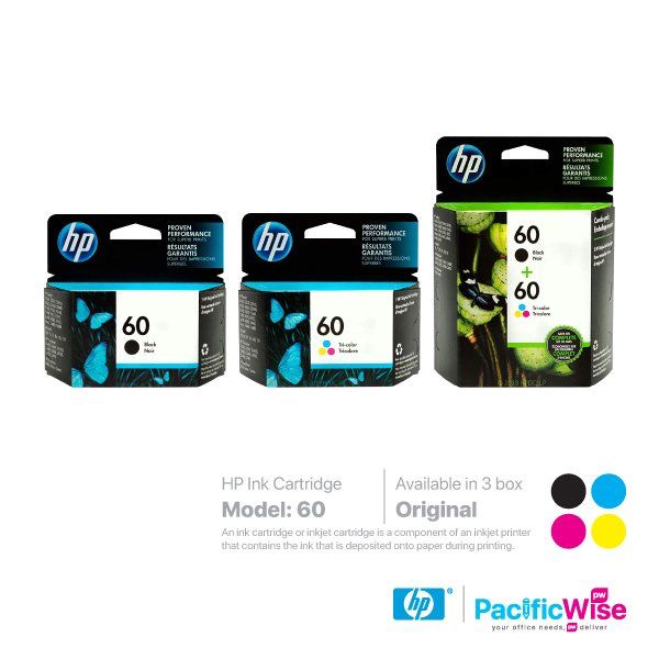 HP Ink Cartridge 60 (Original) | Buy HP Ink Cartridges Online | Pacific ...