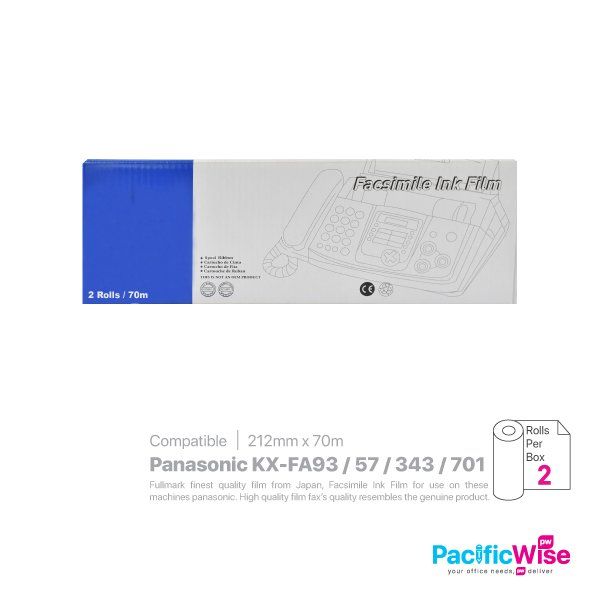 Panasonic Ink Film KX-FA93 / 57 / 343 / 701 (Compatible) | Buy Fax Ink ...