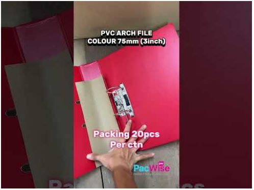 Arch File PVC F4 Size/408F/Fail Arch PVC/Ring File/Colour File/Lever ...