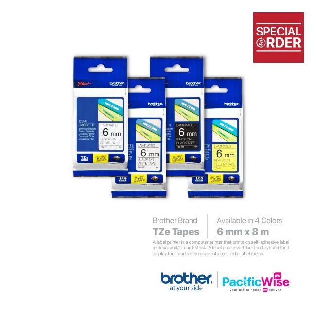 Brother TZe Tapes 6mm
