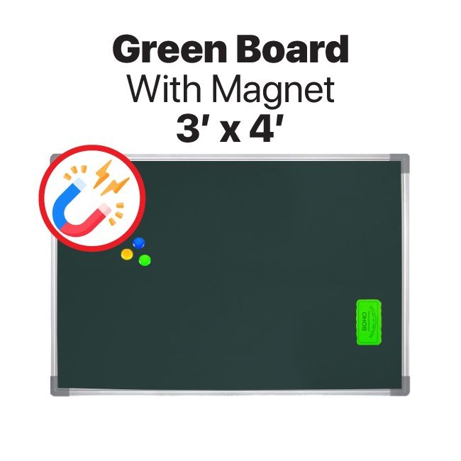 Magnetic Green Board 3ft x 4ft | Pacific Wise