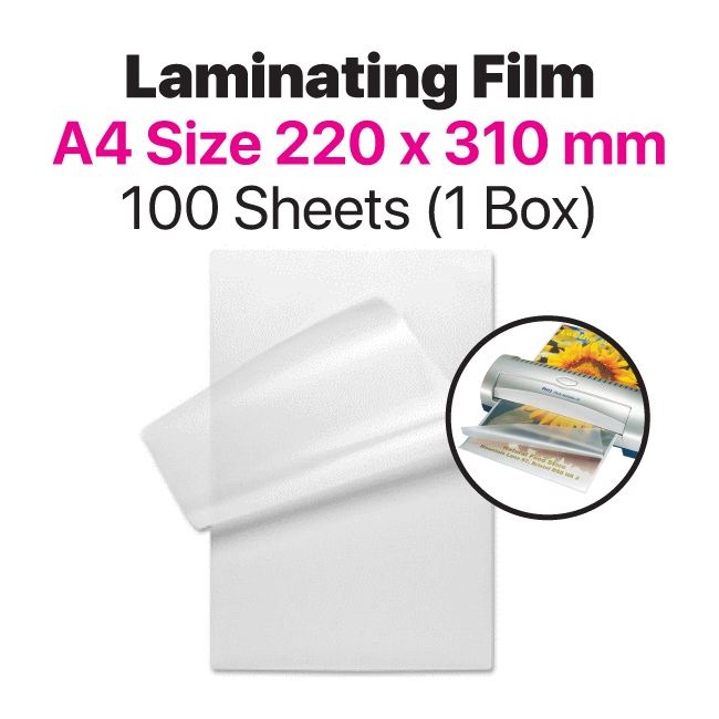 A4 Laminating Film 100 Micron (100pcs) | Pacific Wise