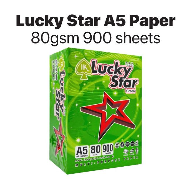 Lucky Star A5 Paper 80gsm 900 Sheets | Pacific Wise