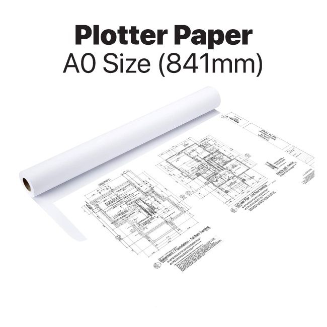 A0 Plotter Paper Roll 841mm | Pacific Wise