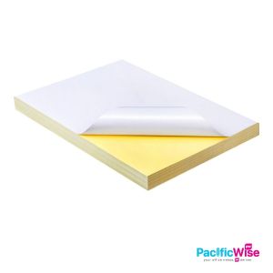 A4/Glossy Sticker Label/Label Pelekat Berkilat/Sticker Label/1 Up/210mm ...