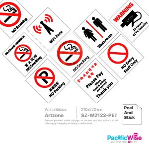 Plastic & Sticker Sign Board