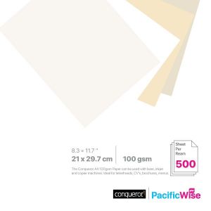 Conqueror Laid Paper 100GSM A4 Size (500'S)