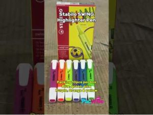 Highlighter/Hata H400N/Fluorescent/ Penyorot/Writing Pen/1.0mm-4.0mm ...