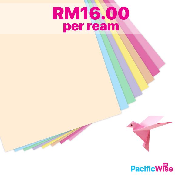 A4 Colour Paper 80GSM Light Colour (450'S)