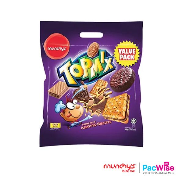 Biscuits/Munchy's/Biskut/Top Mix/Value Pack/Assorted Biscuits (500g x ...