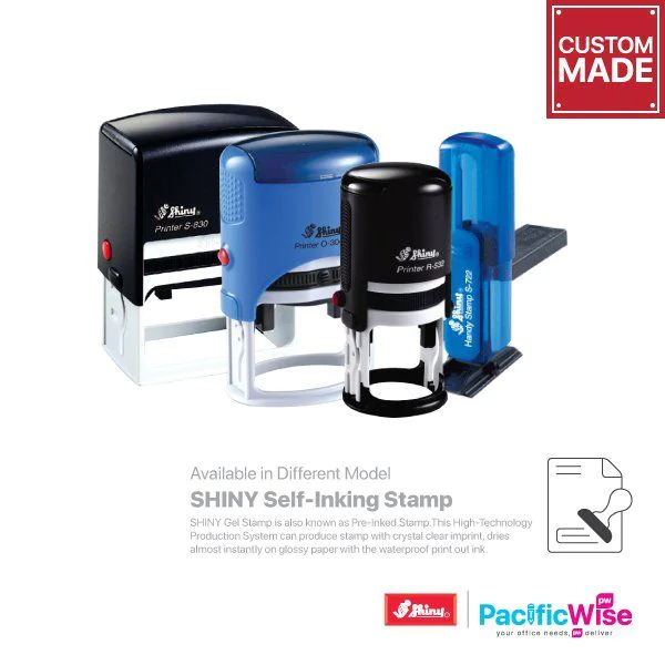 Shiny Self Inking Stamps